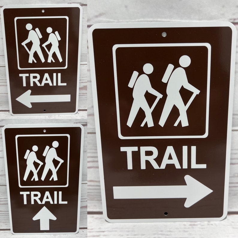 Hiking Trail Directions Metal Path Sign NEW Parks & Recreation Camping ...