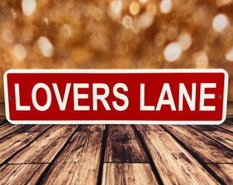 Lovers Lane Street Sign - Etsy