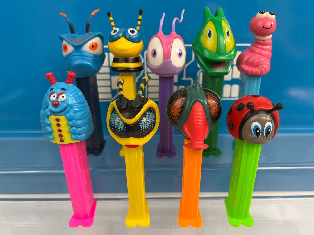 Set of 9 Bugz PEZ Dispensers Bugs Lot - Etsy