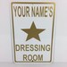 Custom Your Name Dressing Room Metal Fashion Sign Custom-made ...