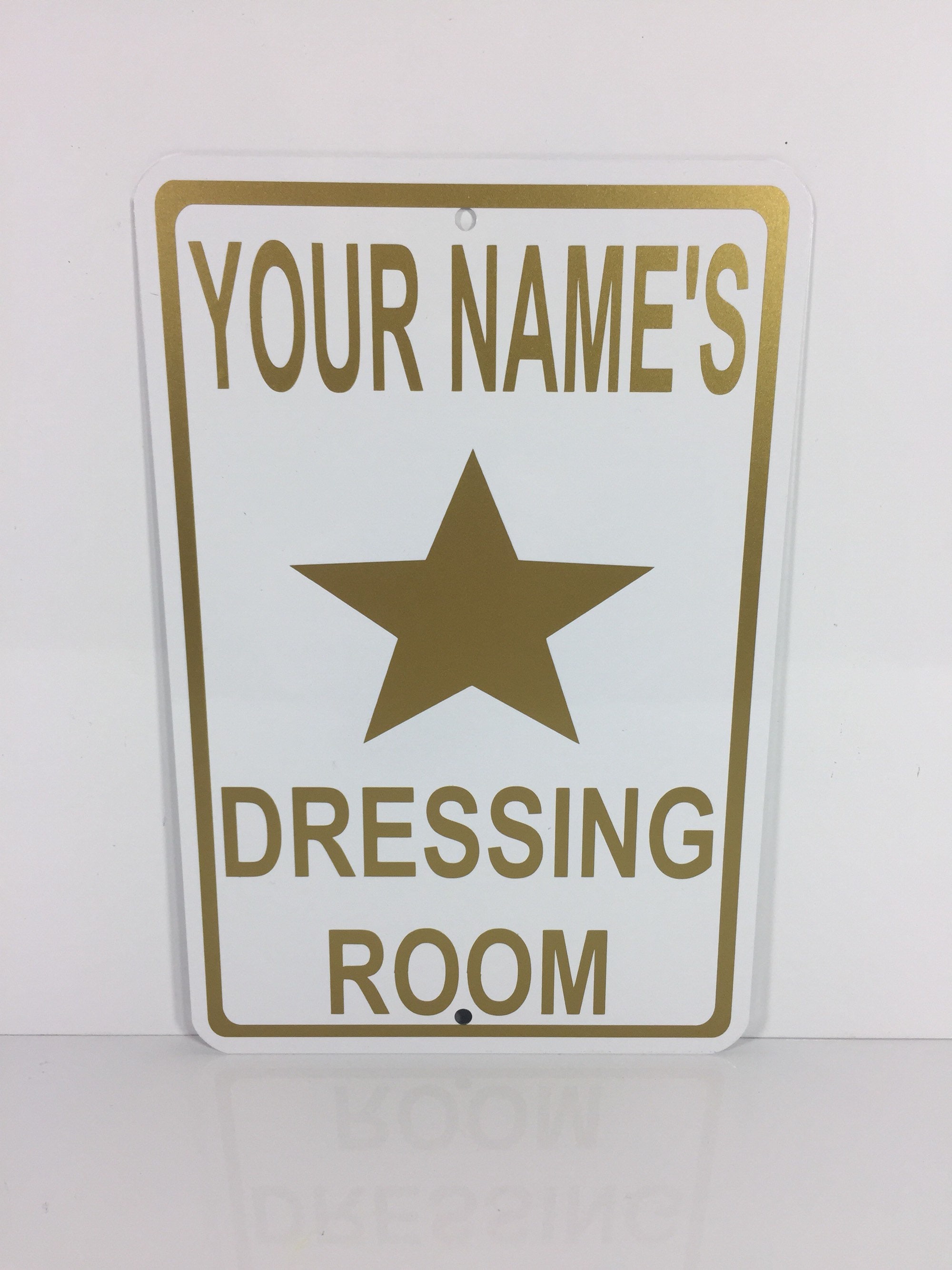 Custom Your Name Dressing Room Metal Fashion Sign - Etsy