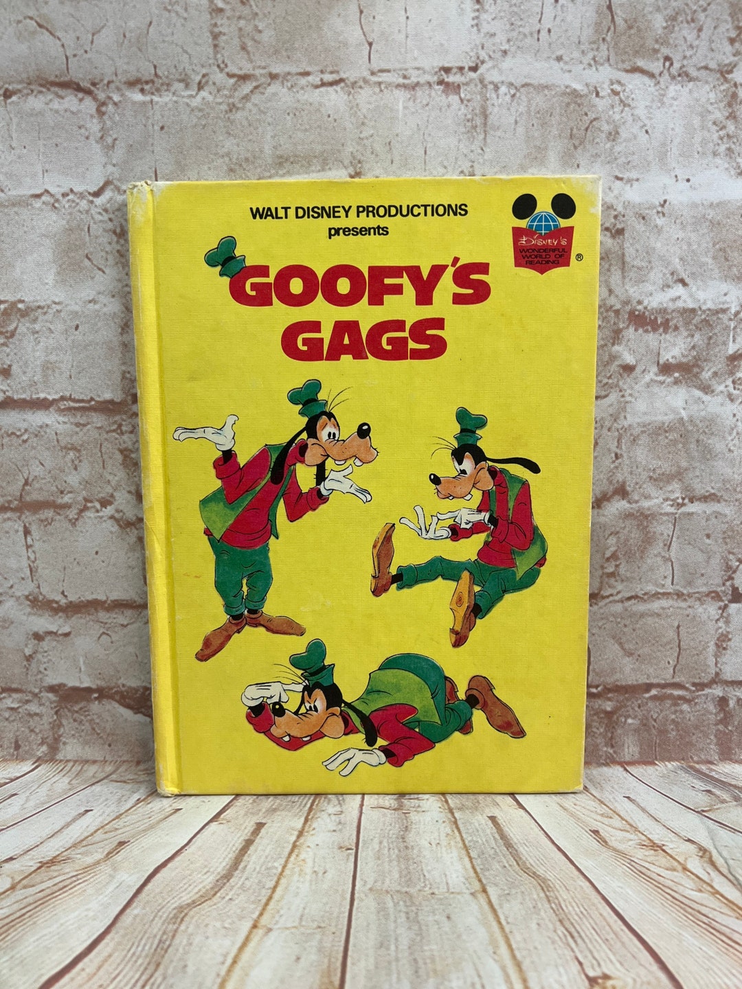 Vintage 1974 Disney's Goofy's Gags Hardcover Book - Etsy