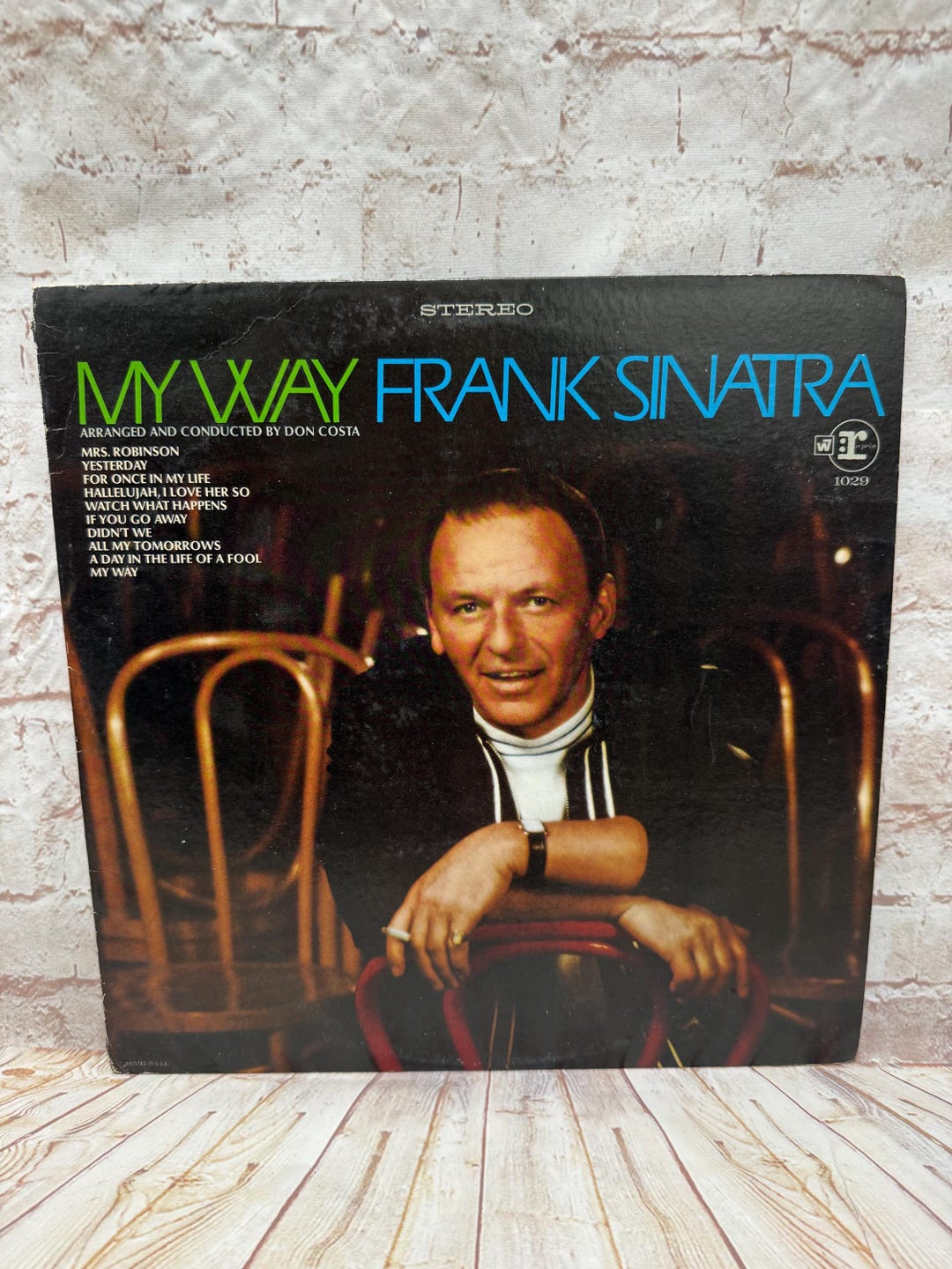 Vintage 1969 Frank Sinatra “my Way” Lp Album Vinyl Record FS1029 Stereo Reprise Records - Etsy