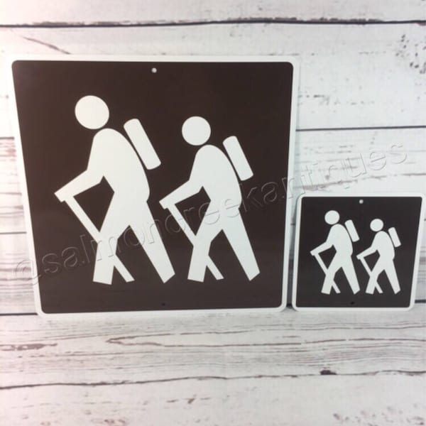 Hiking Sign - Etsy