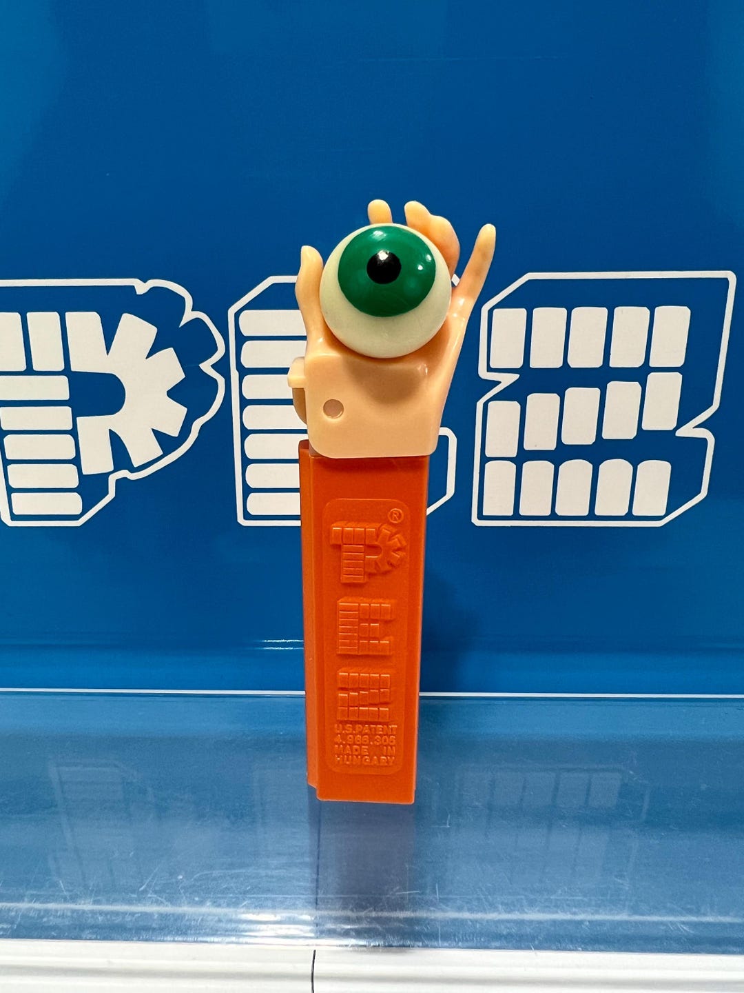 Vintage Psychedelic Hand With Eye Orange Stem PEZ Candy Dispenser ...