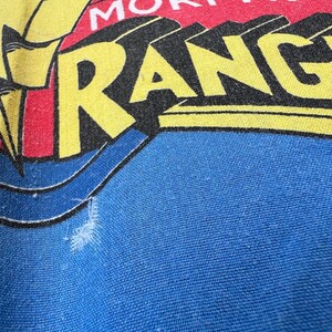 Vintage 1994 Mighty Morphin Power Rangers Twin Fitted Bed Sheet Bedding ...