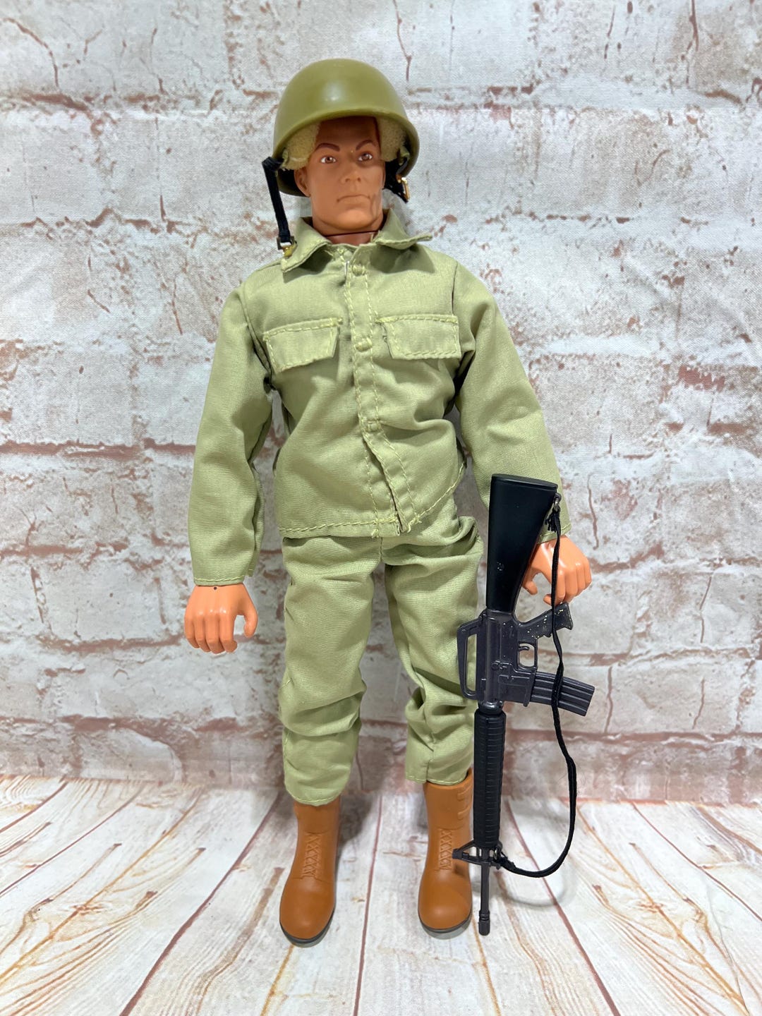 Vintage 1996 GI Joe Army Vietnam Marine 12 Action Figure Doll With Gun ...