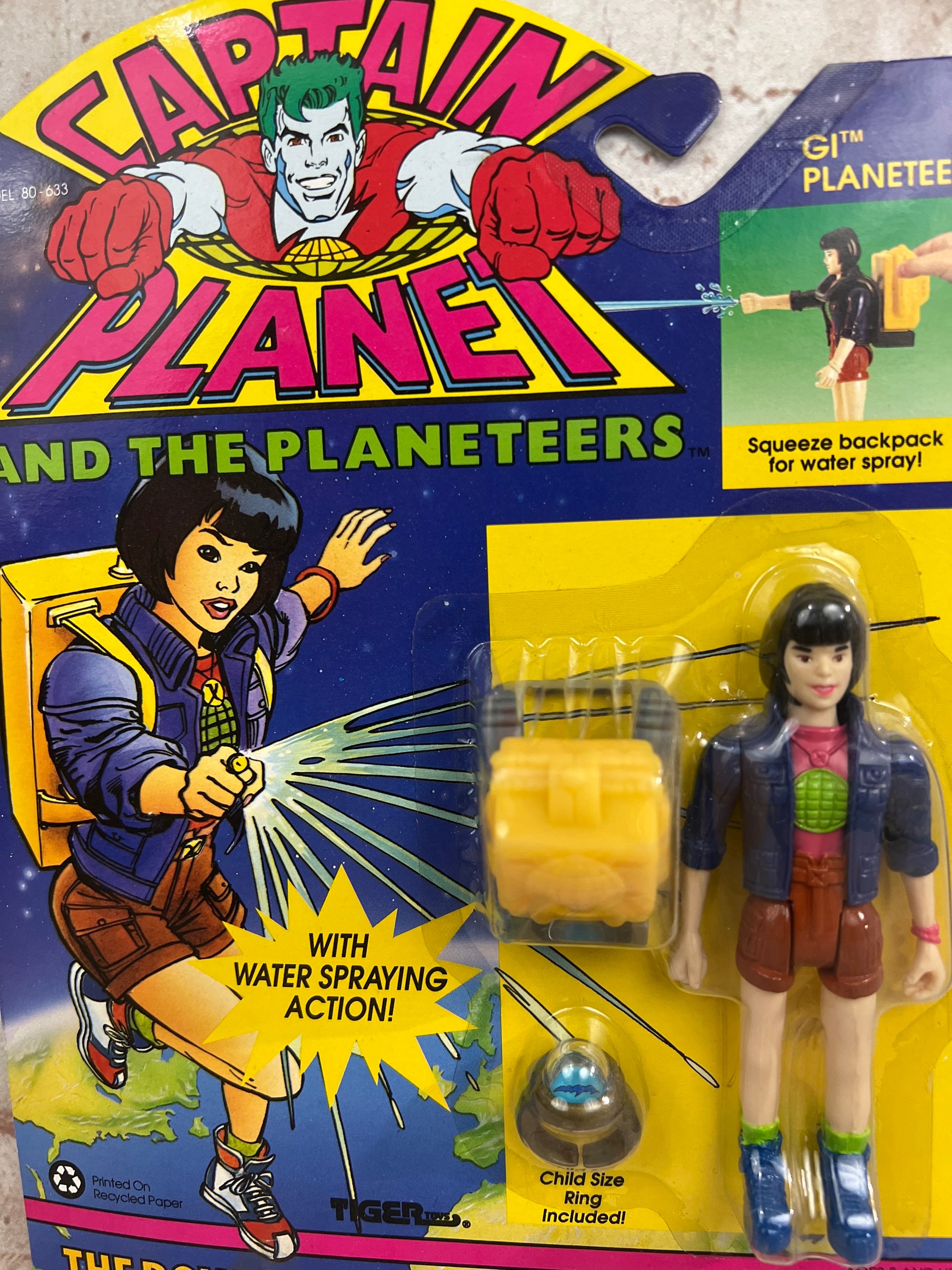 Vintage 1994 Captain Planet GI Planeteer Action Figure With - Etsy