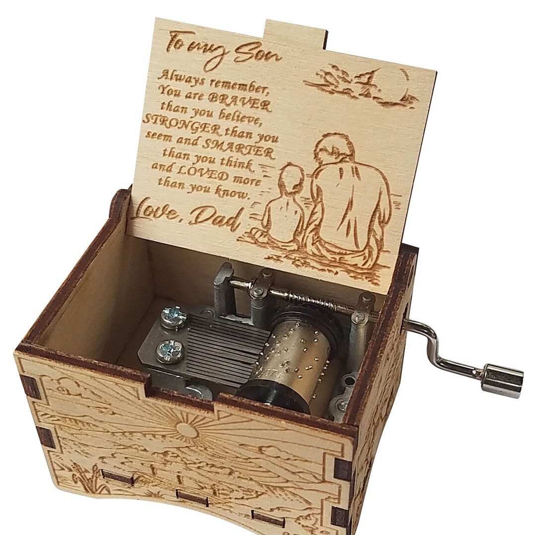 Artistic Music Box, "you Are My Sunshine", to My/our Son, Laser ...