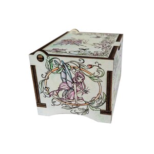 Fairy Music Box, "waltz of the Flowers", Hand Crank Music Box - Etsy