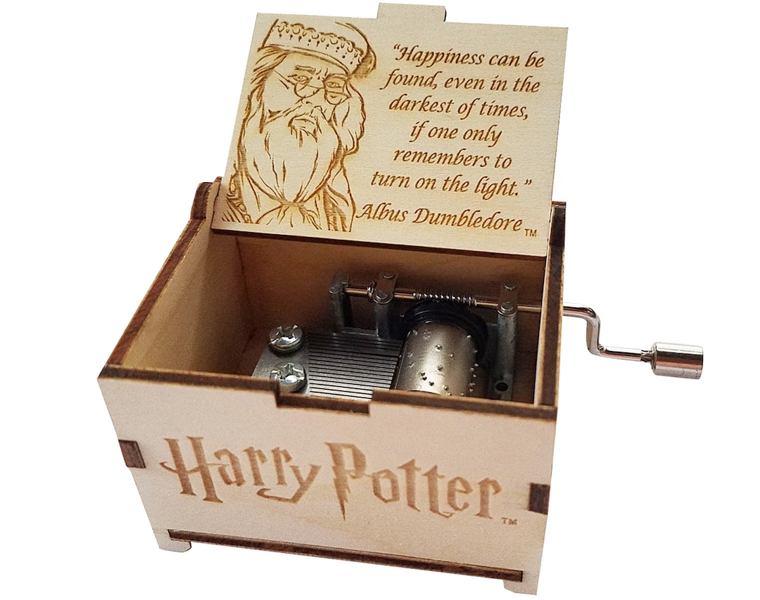 Harry Potter Mini Music Box, Albus Dumbledore "happiness" Quote With ...