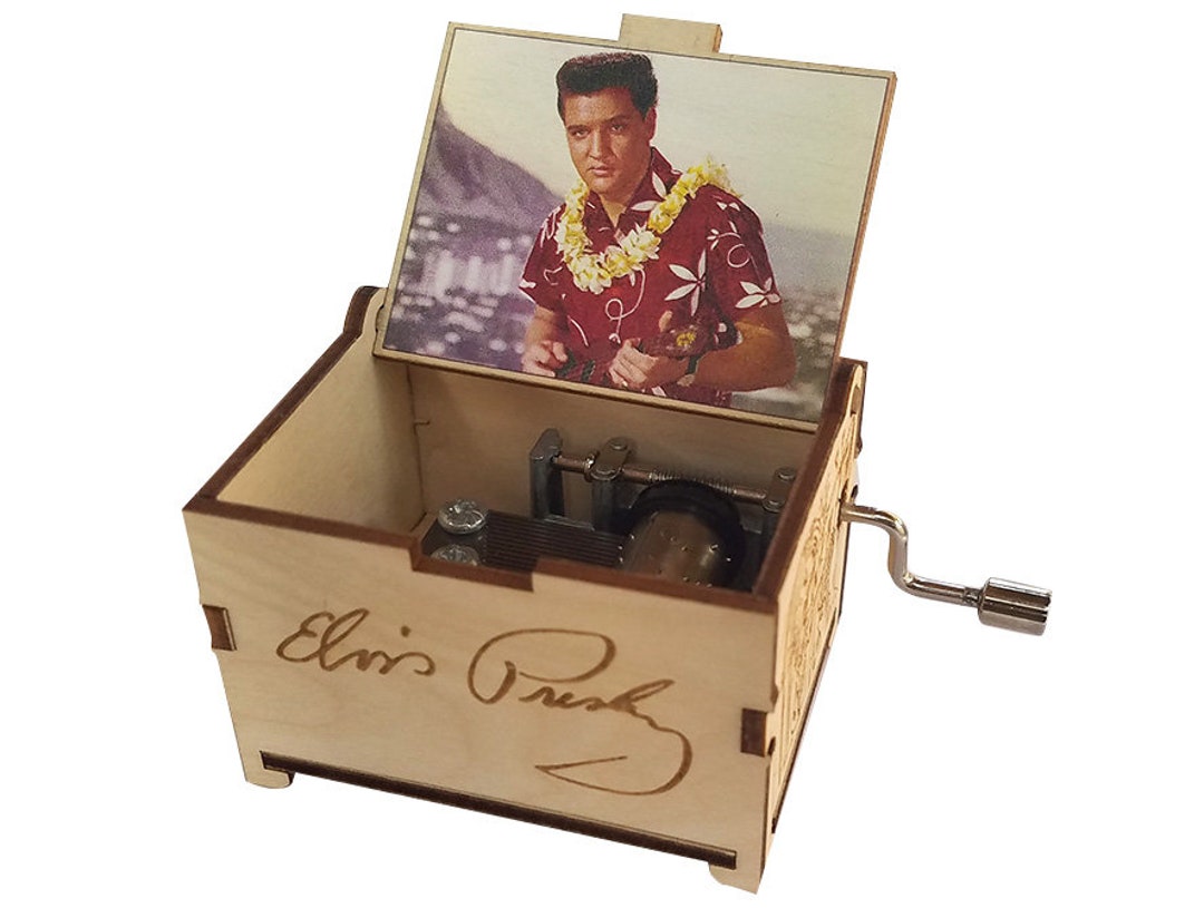 Elvis Presley Mini Music Box, "can't Help Falling in Love", UV Color ...