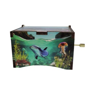 Artistic Ocean's Parade Music Box, "fur Elise", Hand Crank Music Box - Etsy