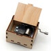 Blank Music Box, Birch Wood With a Hand Crank Music Box, You Select the ...