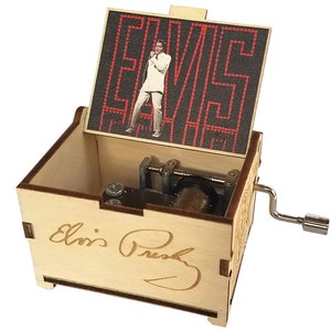 Elvis Presley Mini Music Box, "can't Help Falling in Love", UV Color ...