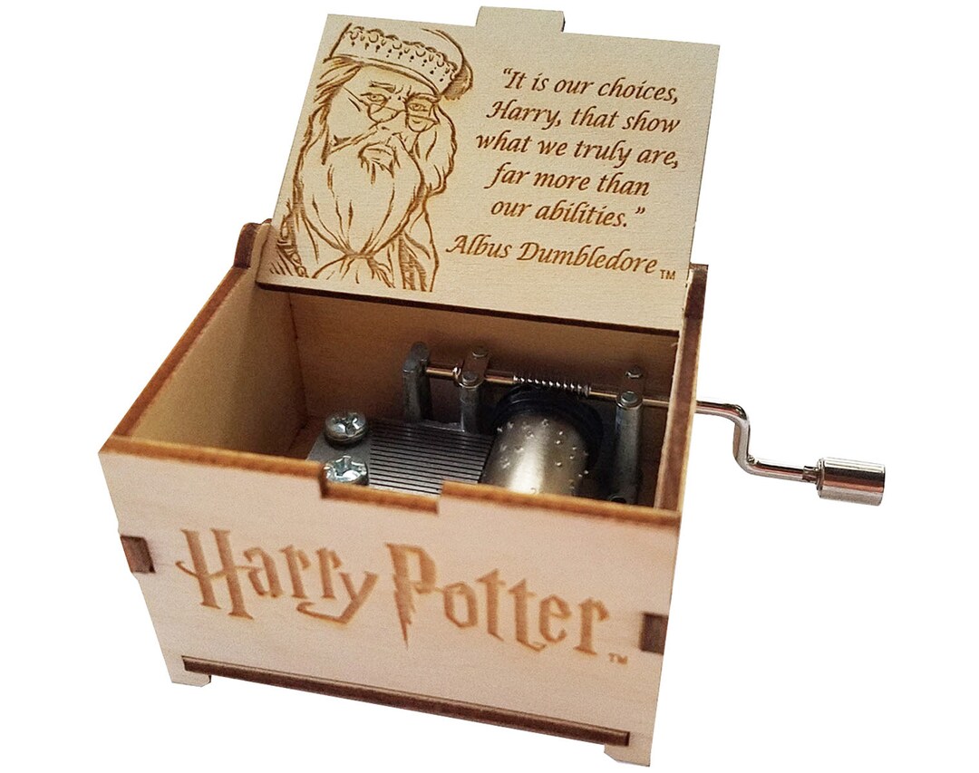 Harry Potter Mini Music Box, Albus Dumbledore "choices" Quote With ...