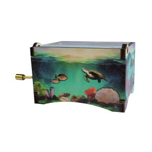 Artistic Ocean's Parade Music Box, "fur Elise", Hand Crank Music Box - Etsy