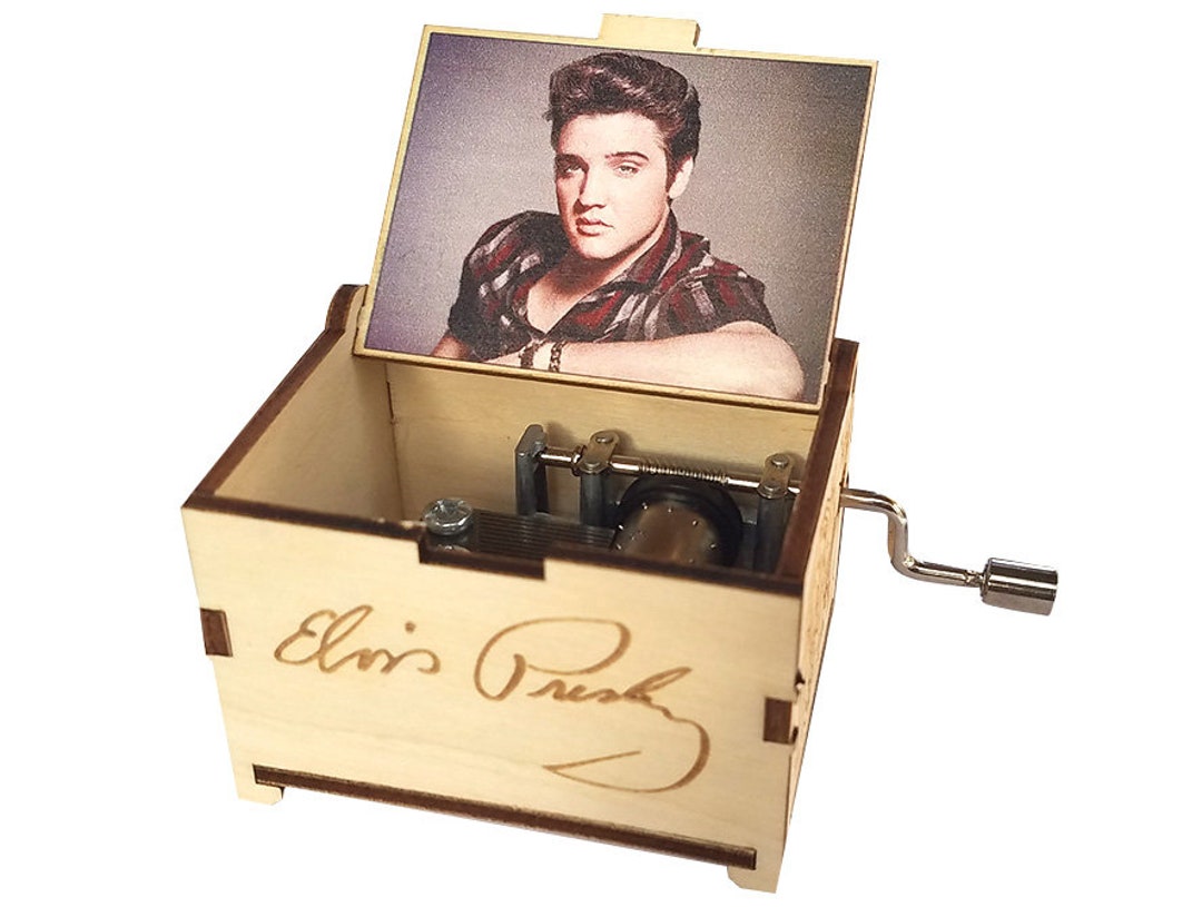 Elvis Presley Mini Music Box, "can't Help Falling in Love", UV Color ...
