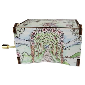 Fairy Music Box, "waltz of the Flowers", Hand Crank Music Box - Etsy