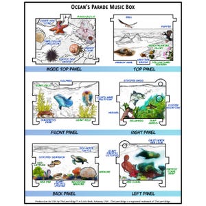 Artistic Ocean's Parade Music Box, "fur Elise", Hand Crank Music Box - Etsy