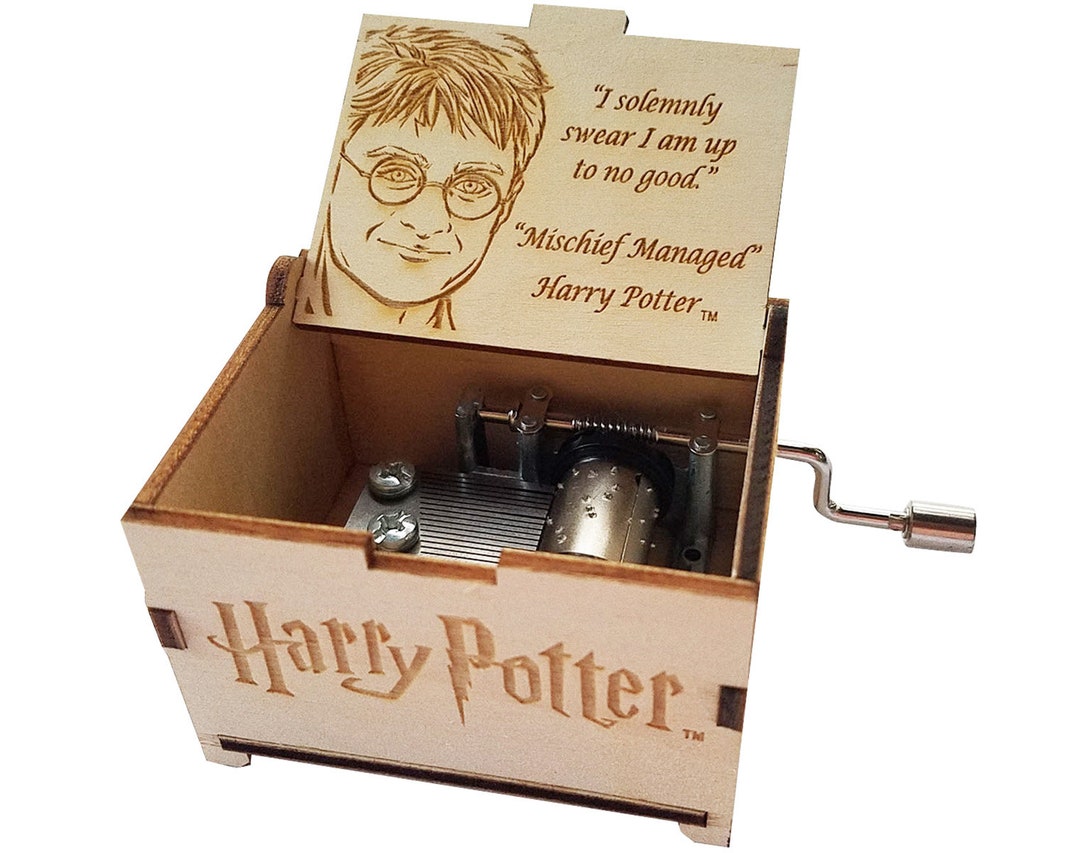 Harry Potter Mini Music Box "solemnly" Quote With Hedwig's Theme - Etsy