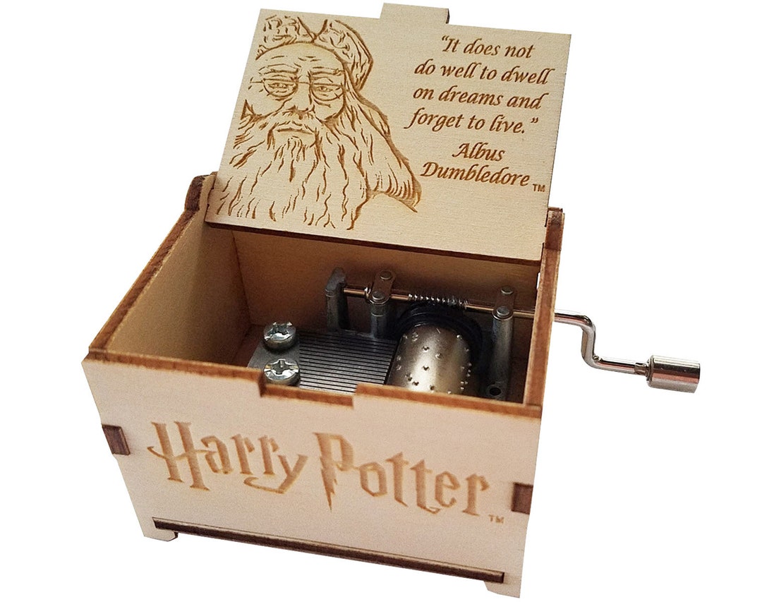 Harry Potter Mini Music Box, Albus Dumbledore "dreams" Quote With ...