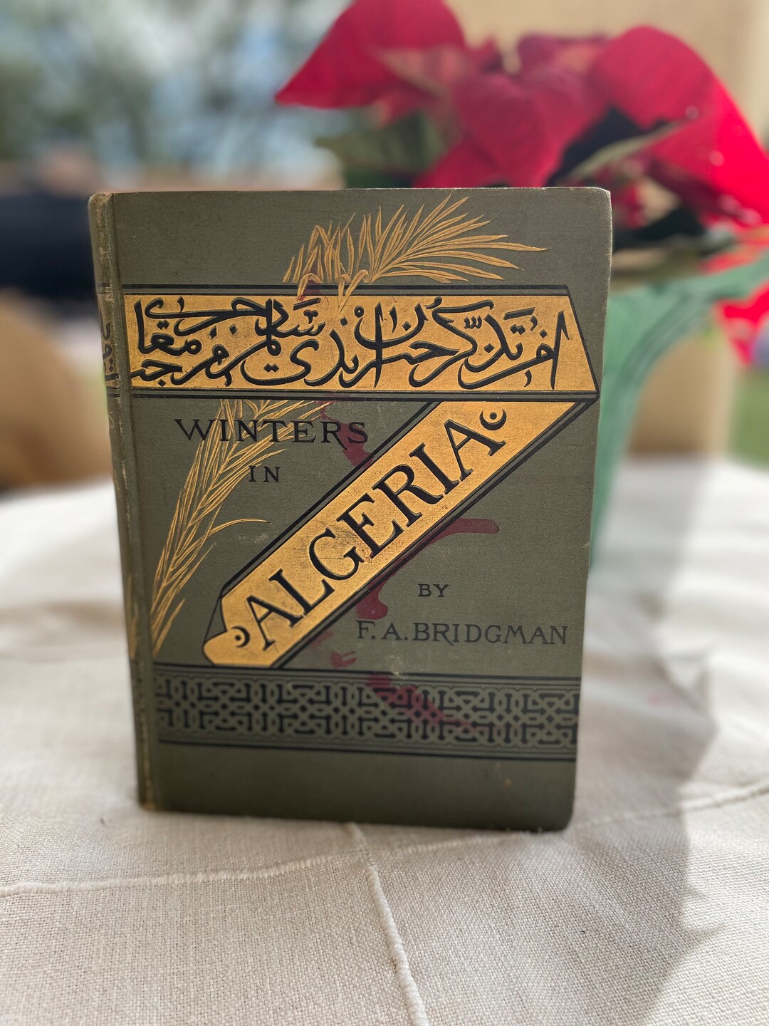 Antique Winters in Algeria Book 1890 Green and Gold - Etsy