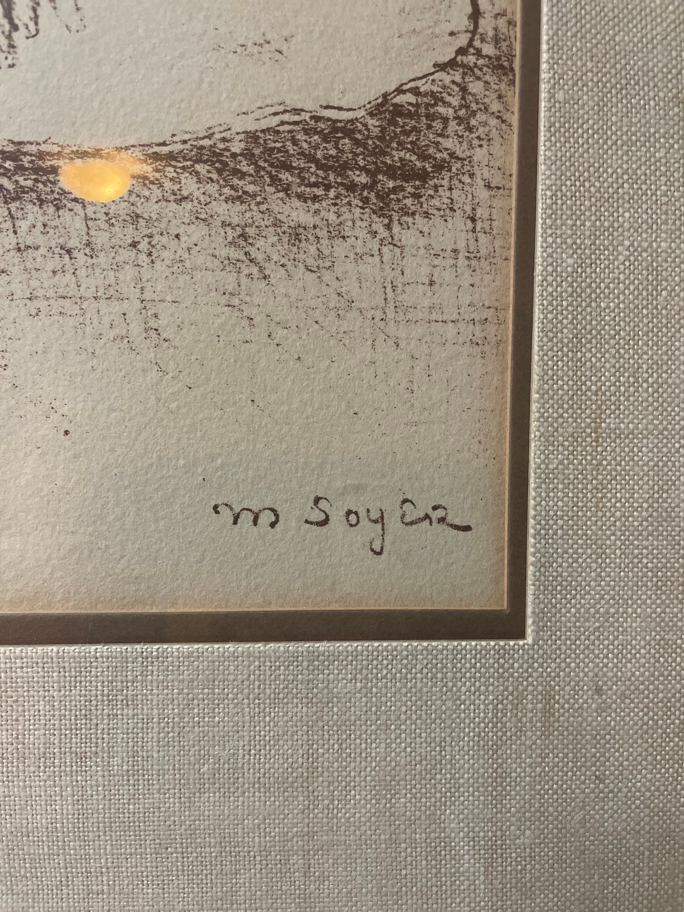 Moses Soyer ballet Dancer Framed Original Lithograph With COA, Vintage ...