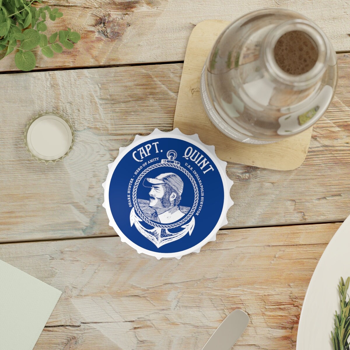 Jaws Inspired Captain Quint Bottle Opener - Etsy