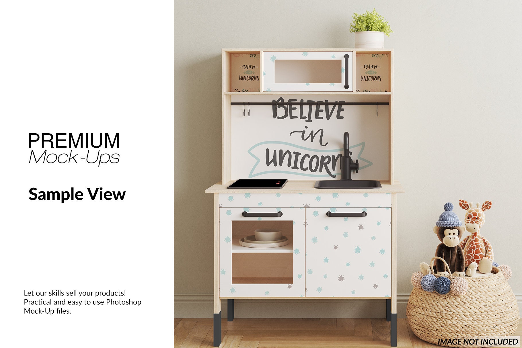 Duktig Decals Mockup Set | Photoshop Duktig Kitchen | Digital Duktig ...