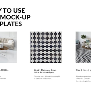 Floor Mockup | Floor in Living Room | Floor Branding Mockup | Floor ...