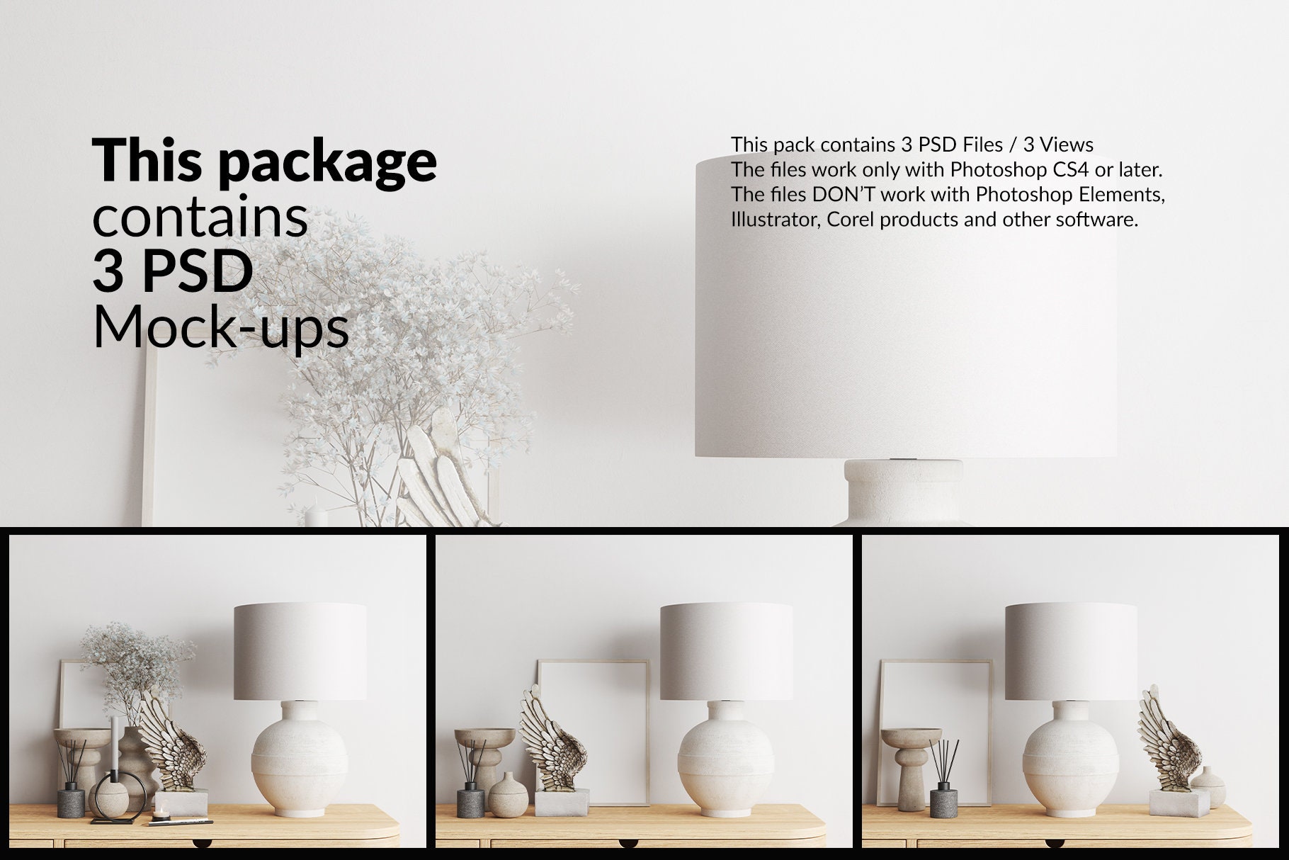Lampshade Mockup | Digital Lampshade | Photoshop Lampshade | Lampshade ...