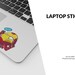 Laptop Sticker Mockup | Laptop Sticker | Branding Laptop Sticker Mockup ...