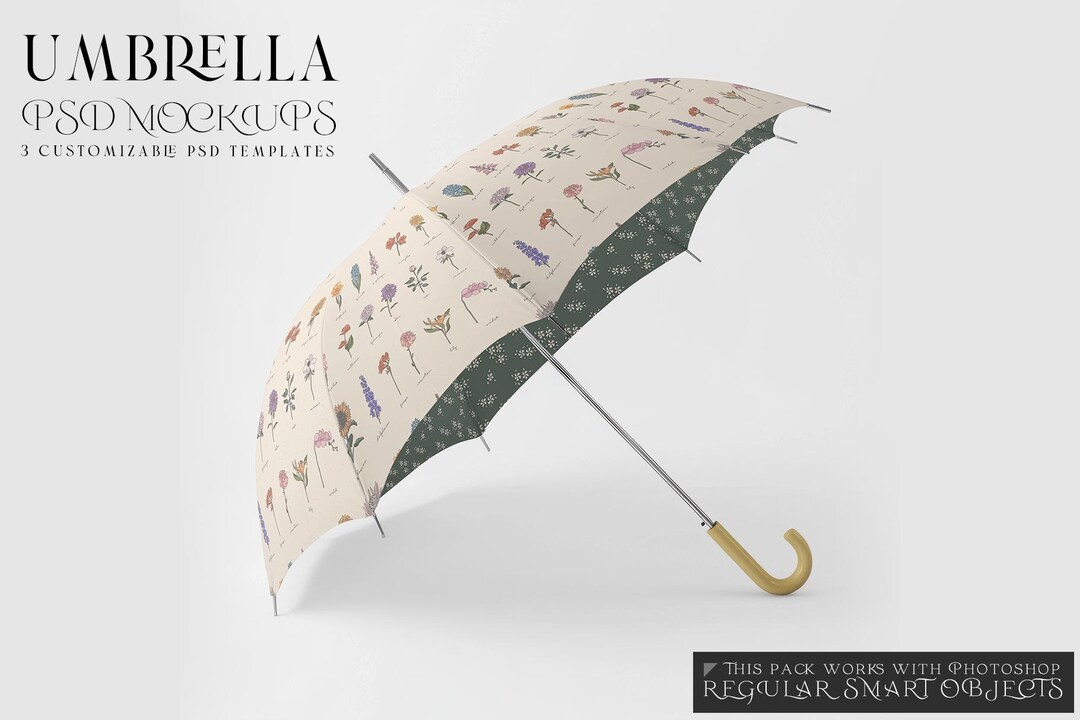 Umbrella Mockups | Photoshop Umbrella Mockups | Digital Umbrella ...