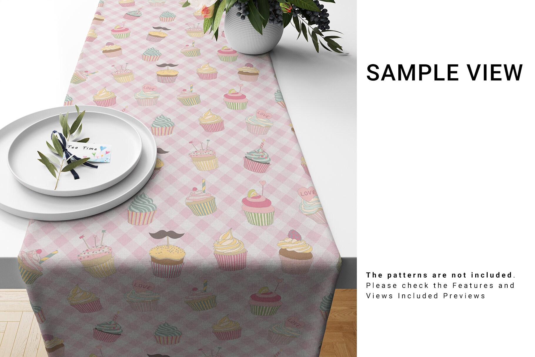 Table Runner Mockup Table Runner Template Table Textile - Etsy