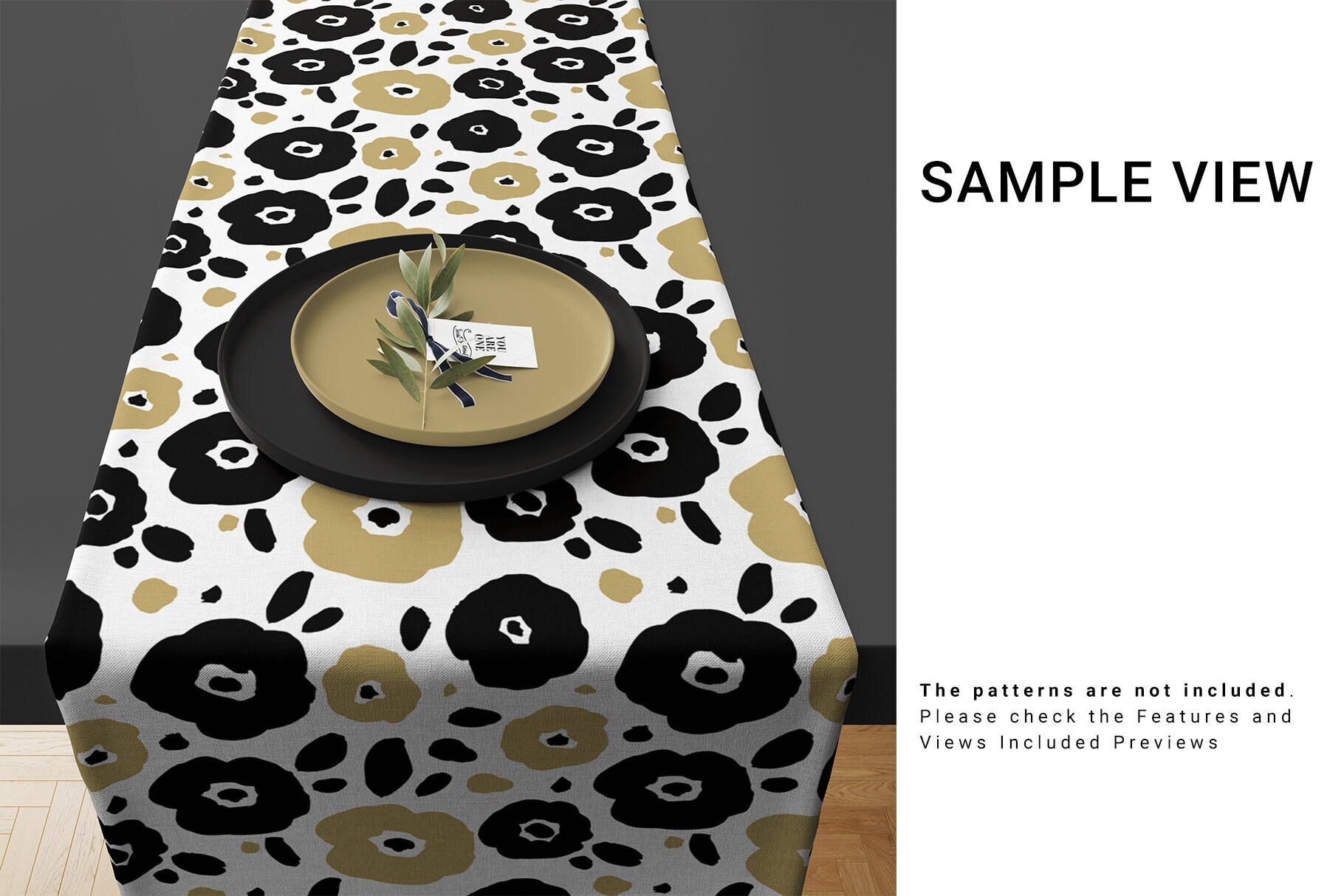 Table Runner Mockup Table Runner Template Table Textile - Etsy