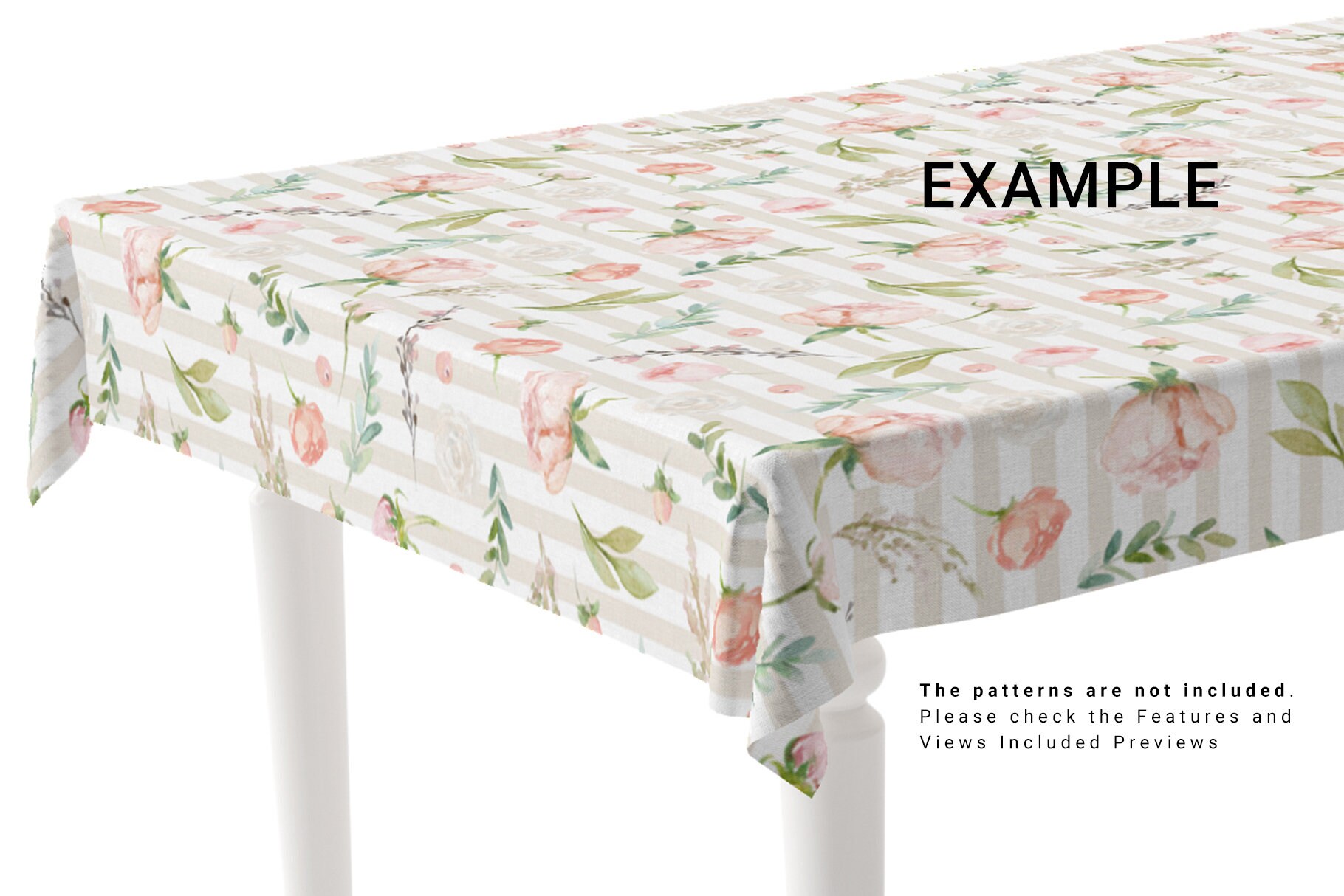 Table Linens Mockup Tablecloth Mockup Table Textile - Etsy UK