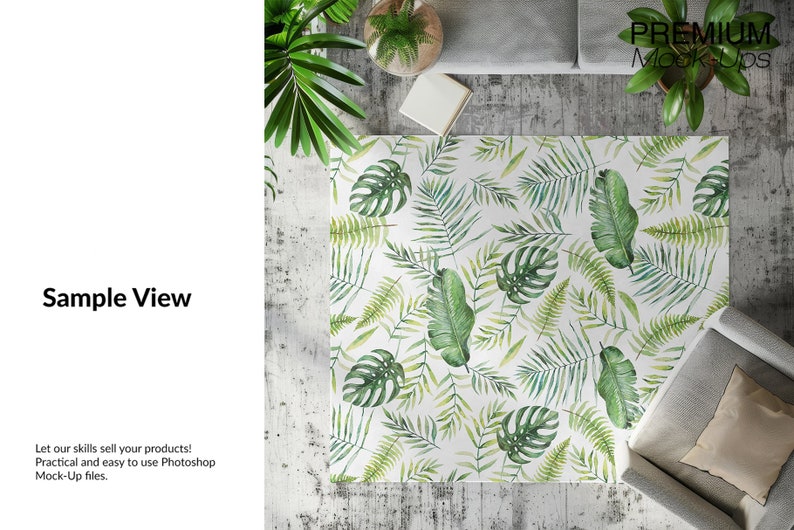 Rugs Mockup | Carpet Templates | Living Room Carpets | Rugs Photoshop ...