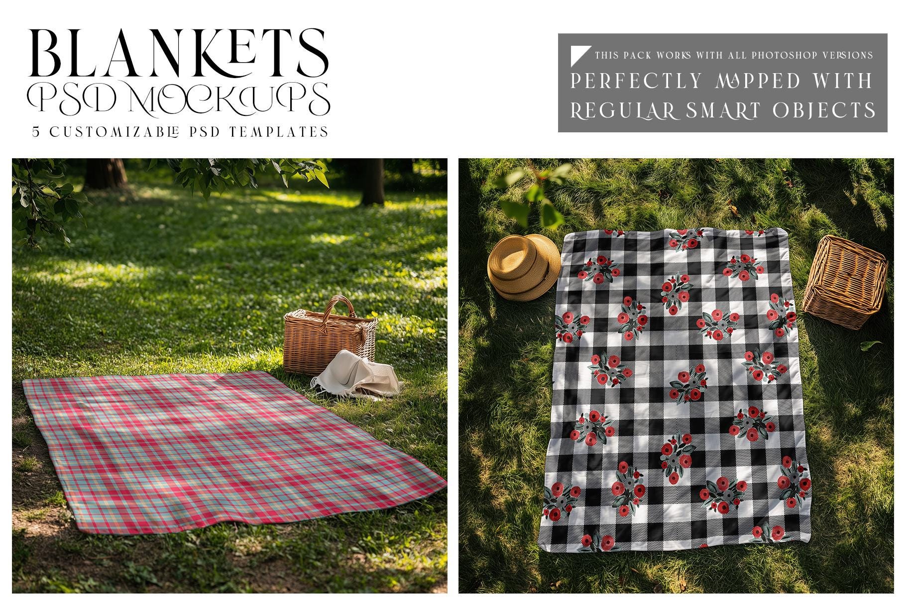 Blanket Mockup | Photoshop Blanket | Digital Blanket Mockup | Blanket ...