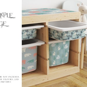 Trofast Storage Boxes Decals Template | Digital Trofast Tubs Decals ...