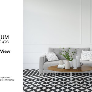 Floor Mockup | Floor in Living Room | Floor Branding Mockup | Floor ...