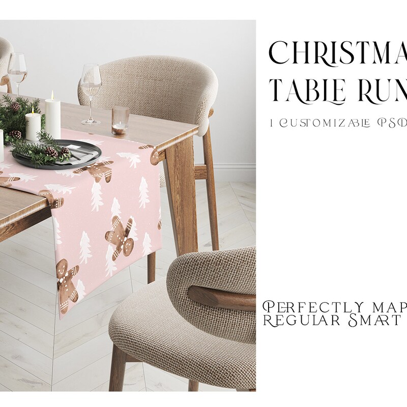 Christmas Table Runner - Etsy