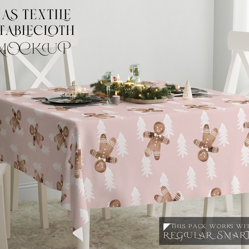Christmas Tablecloth - Etsy
