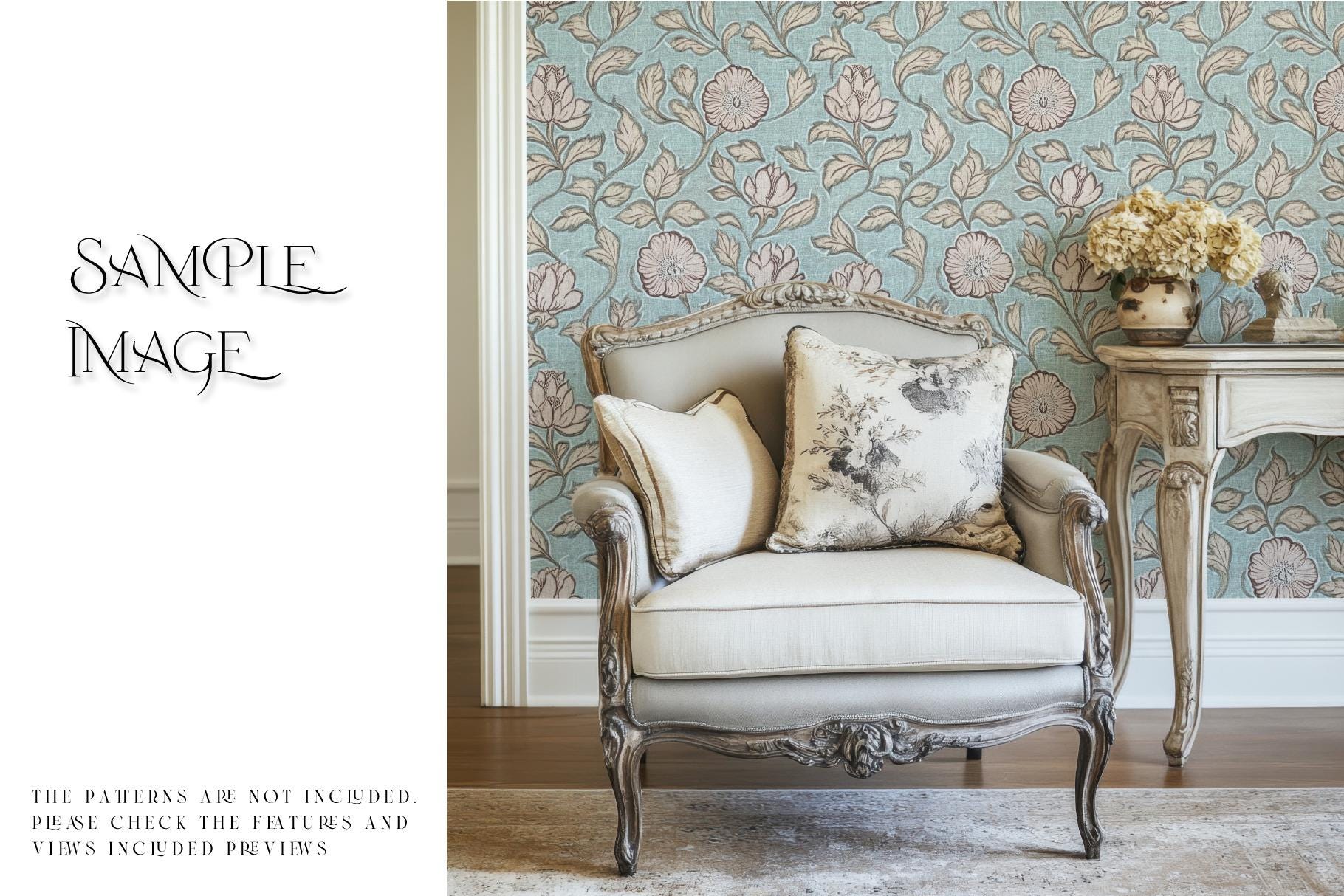 Wall Mockup | Photoshop Wallpaper Mockups | Custom Walls | Blank Wall ...