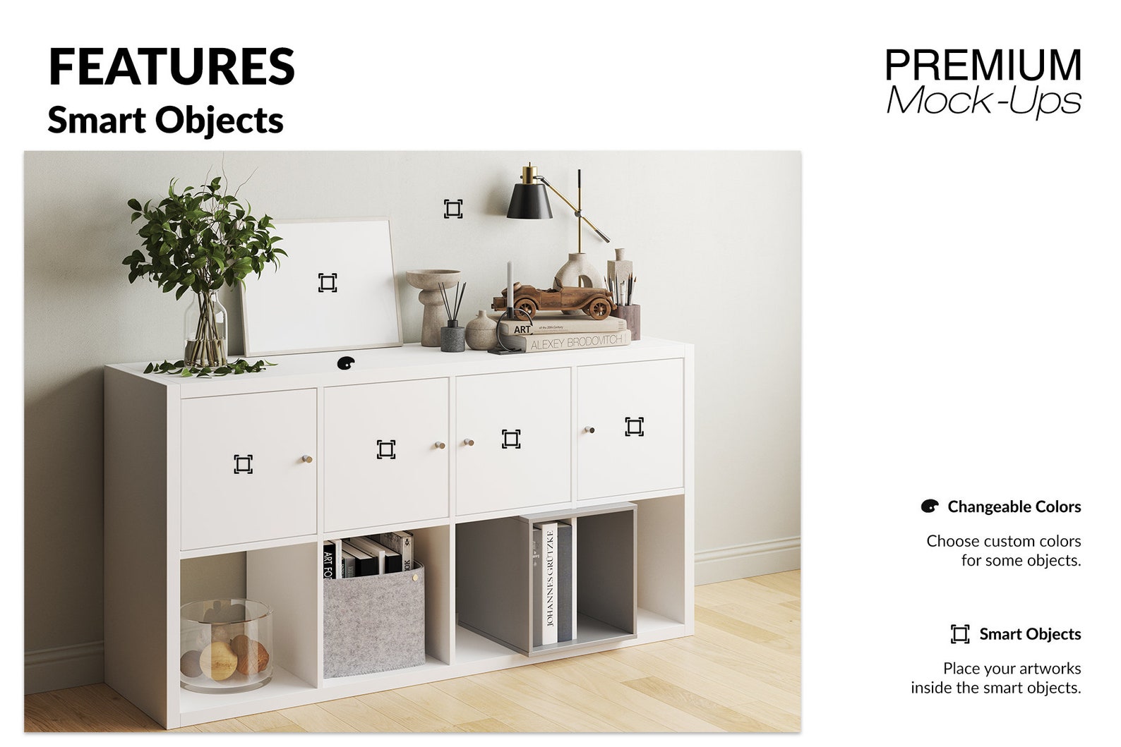 Kallax Decals Mockup Set Photoshop Kallax Shelving Unit - Etsy