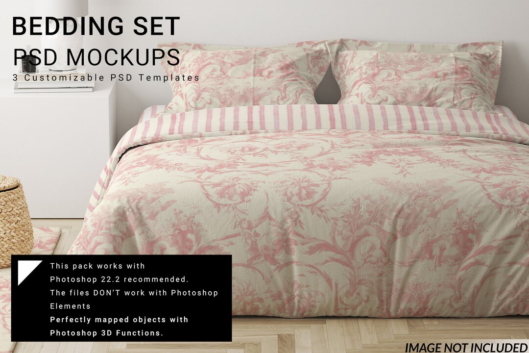 Bedding Mockups Set | Bedding Mockups | Photoshop Beddings | Bedding ...