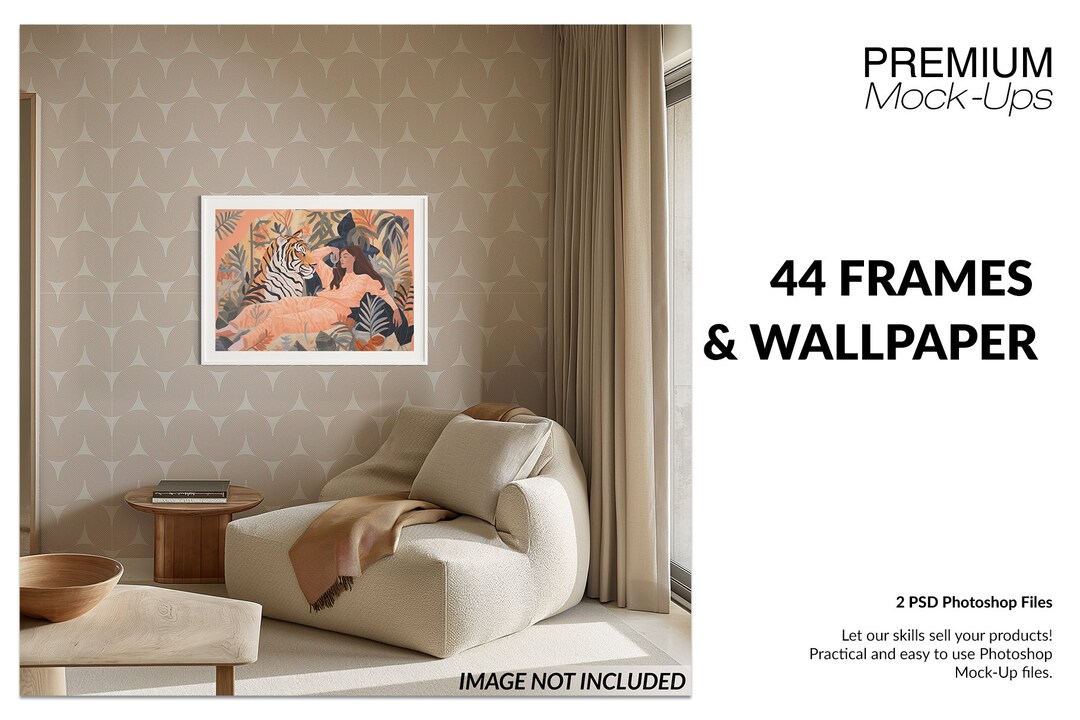 Boho 44 Frames Mockups | Digital Frames | Photoshop Frames | 44 ...