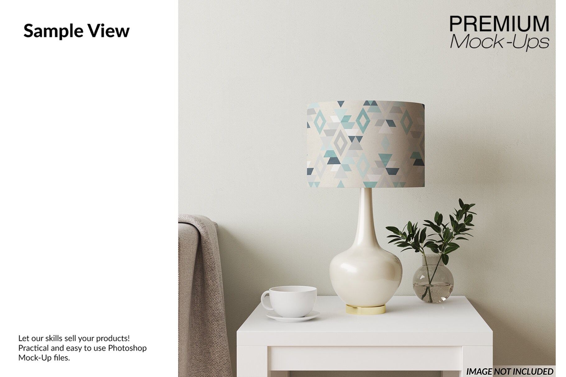 Lampshade Mockup | Digital Lampshade | Photoshop Lampshade | Lampshade ...
