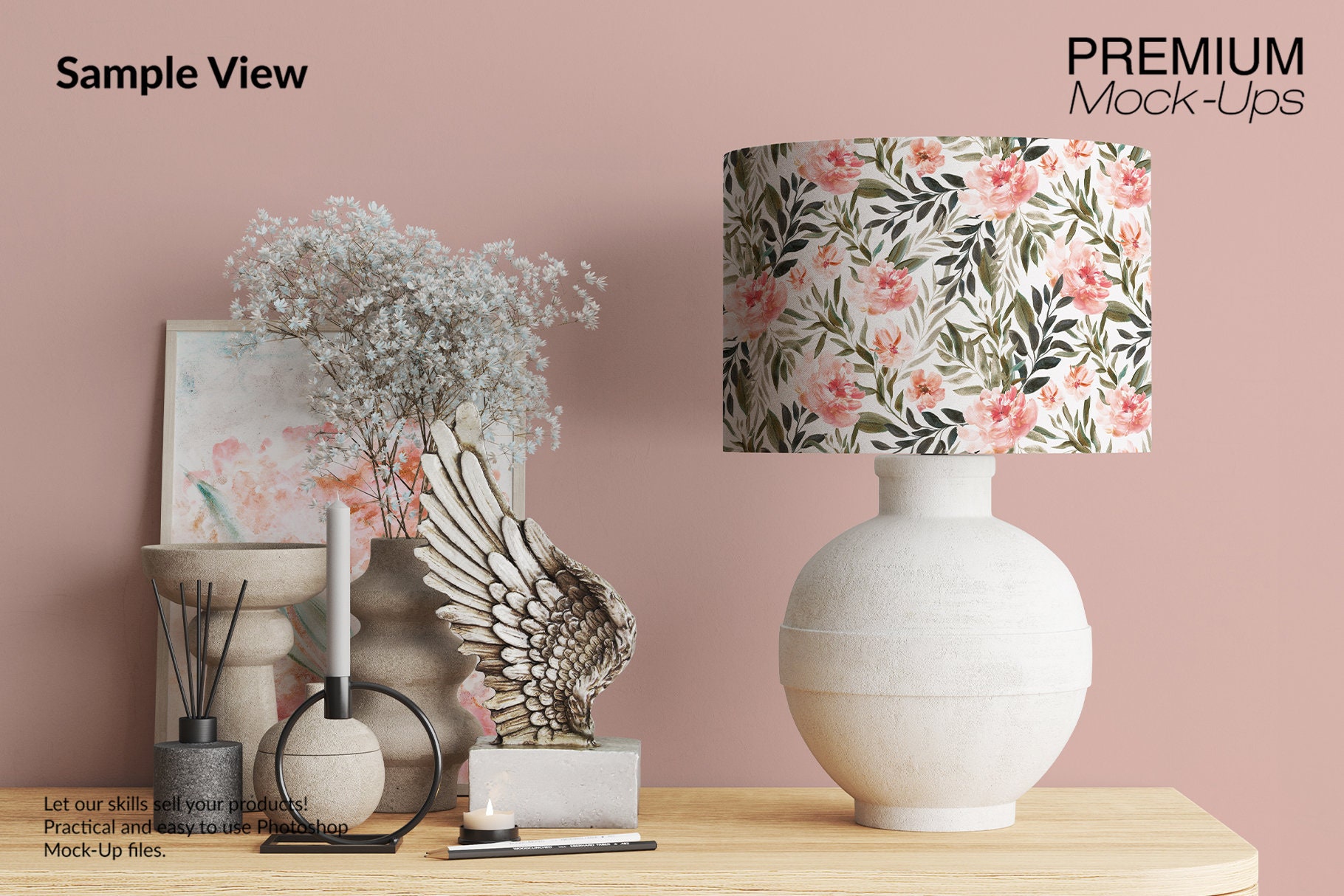 Lampshade Mockup | Digital Lampshade | Photoshop Lampshade | Lampshade ...