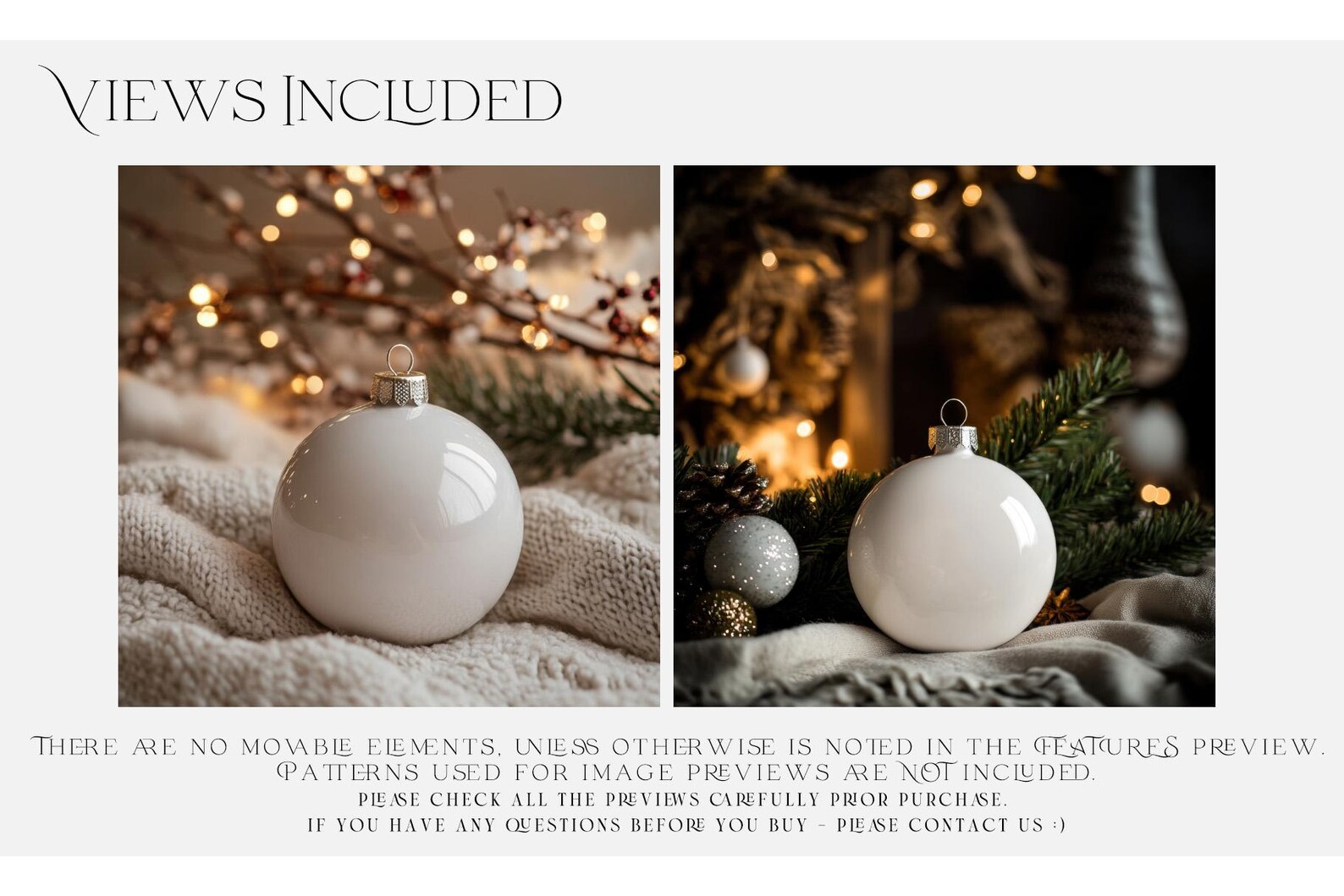 Christmas Ball Mockup | Xmas Ball Template | Photoshop Christmas Ball ...